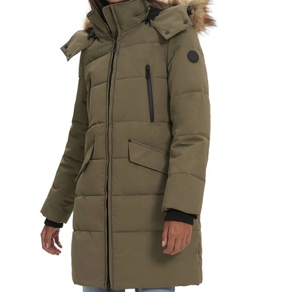 Noize | Jackets & Coats | Noize Addie Puffer Winter Jacket Olive Green ...